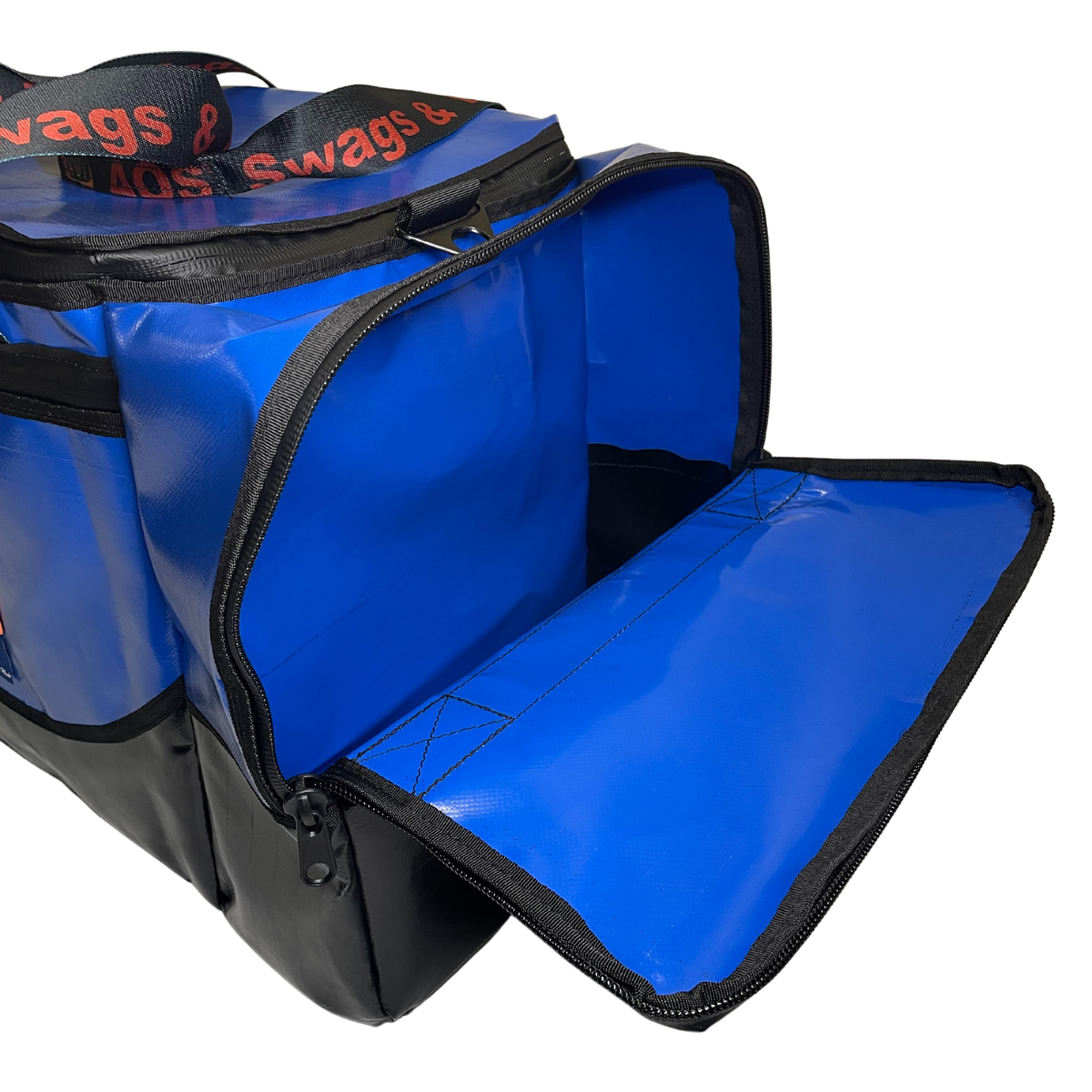 AOS Aussie Made Deluxe PVC Marine Gear Bag Blue PVC - Small – Aussie ...