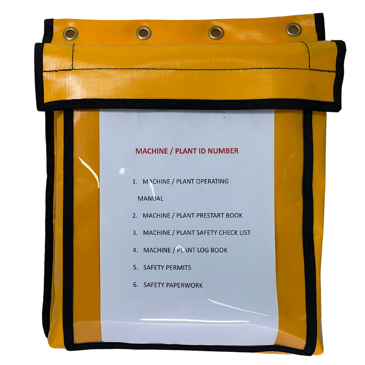 AOS Deluxe A4 Portrait PVC Document Log Book Permit Holder – 2 Colours ...