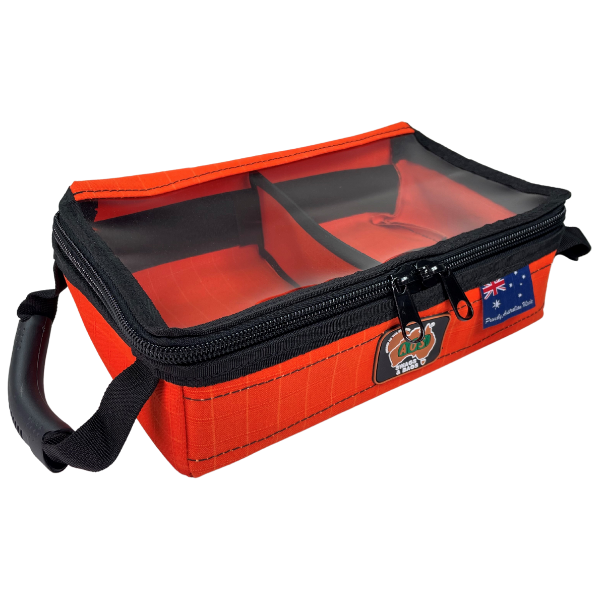 AOS Canvas 4WD Compact Under Seat Storage Bag with Clear Top 11cm ...