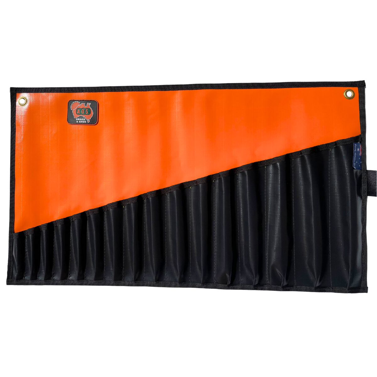 AOS Spanner Roll, Tool Wrap - Medium 16 Pockets - Eight Colour Options ...